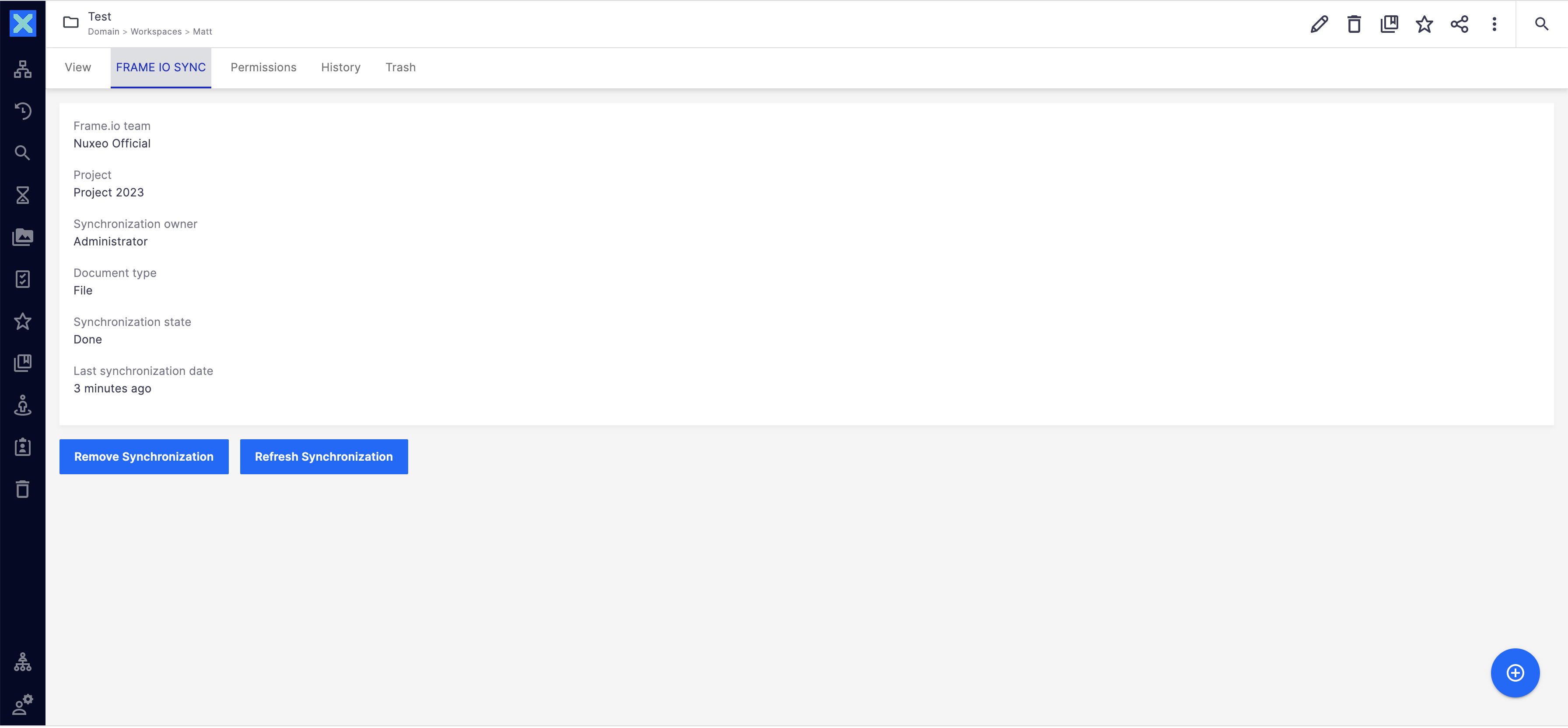 Nuxeo Frame.io Connector | Nuxeo Documentation